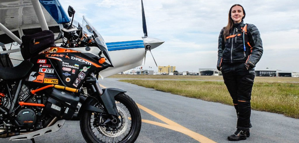 ANNA GRECHISHKINA: FEMALE WORLD TRIP ON MOTORCYCLE – EnMoto